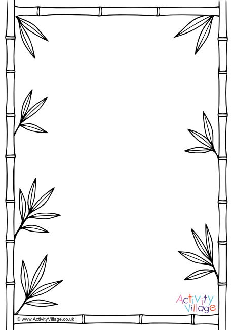 Bamboo Frame | Activity Village