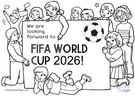 World Cup Coloring Pages Printable 2025 