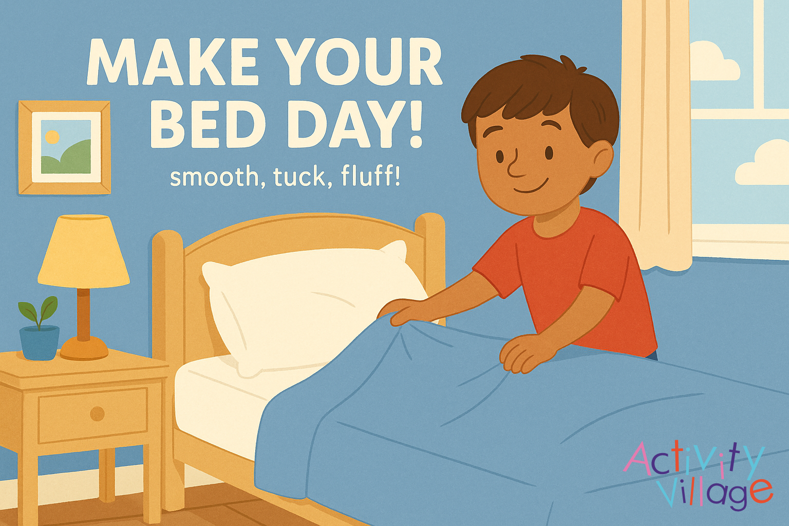 Make Your Bed Day – Encourage Kids to Start the Day Right | Activity Village