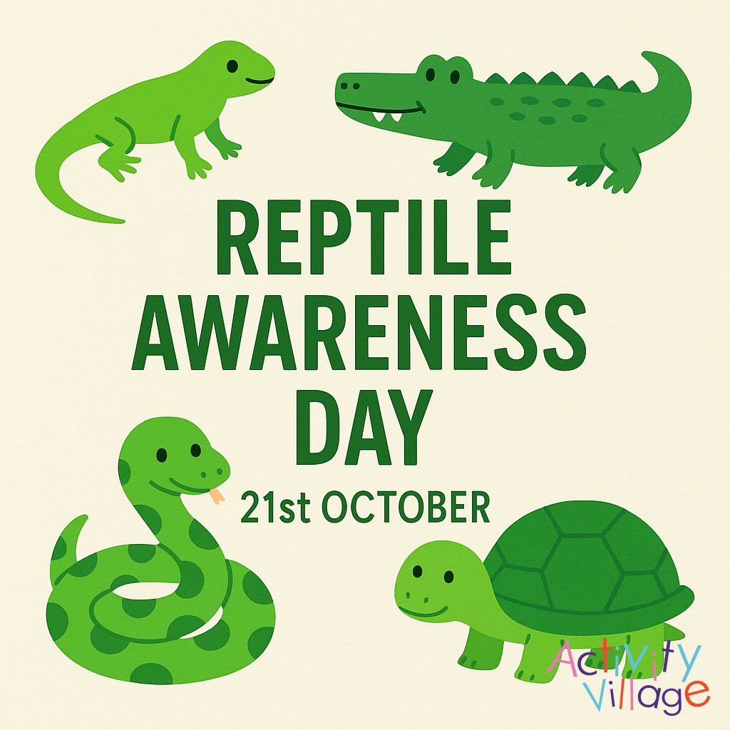 New Activities for Reptile Awareness Day | Activity Village
