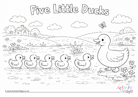 Nursery Rhyme Colouring Pages | Activity Village