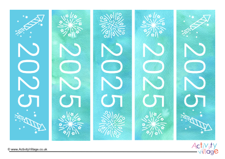 New Year Bookmarks | Activity Village