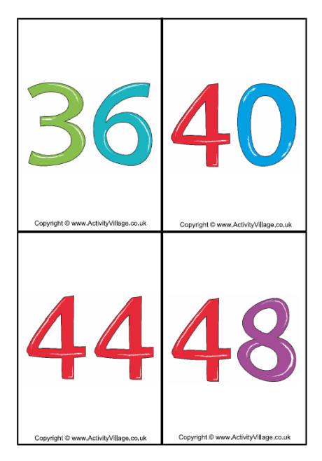 Flash Cards | Activity Village