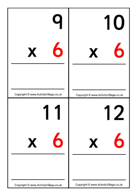 Flash Cards | Activity Village