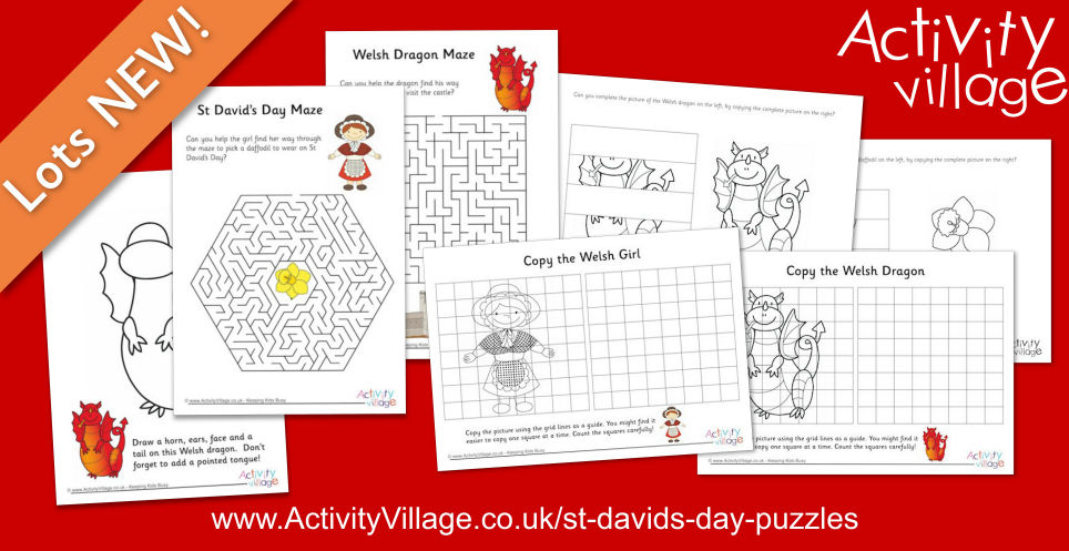Adding to our Collection of St David's Day Puzzles | Activity Village