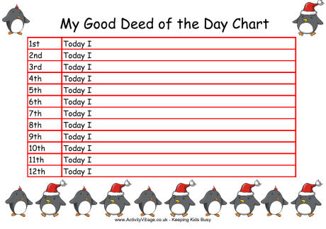 Printable Reward Charts for Home and School
