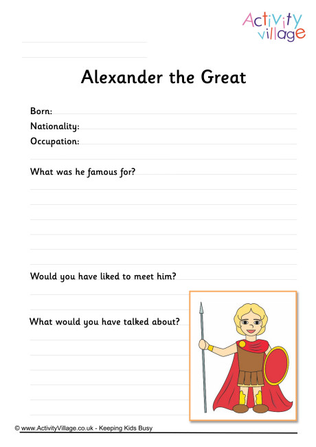Alexander the Great | Activity Village