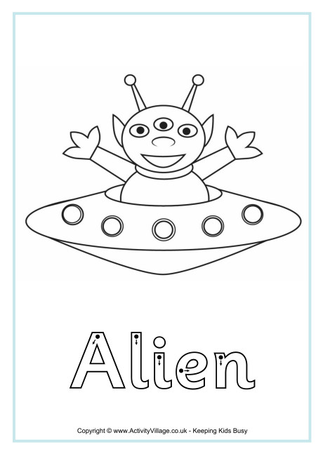 Space Handwriting Worksheets | Activity Village