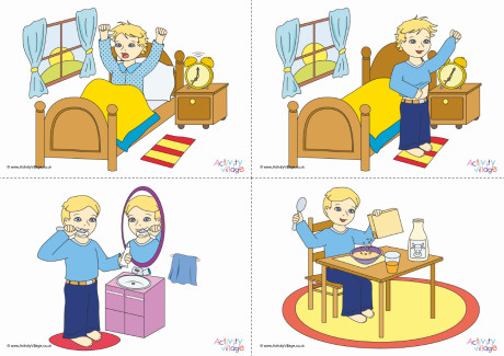 All Daily Routine Posters | Activity Village