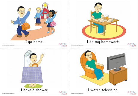 All Daily Routine Posters - Labelled | Activity Village