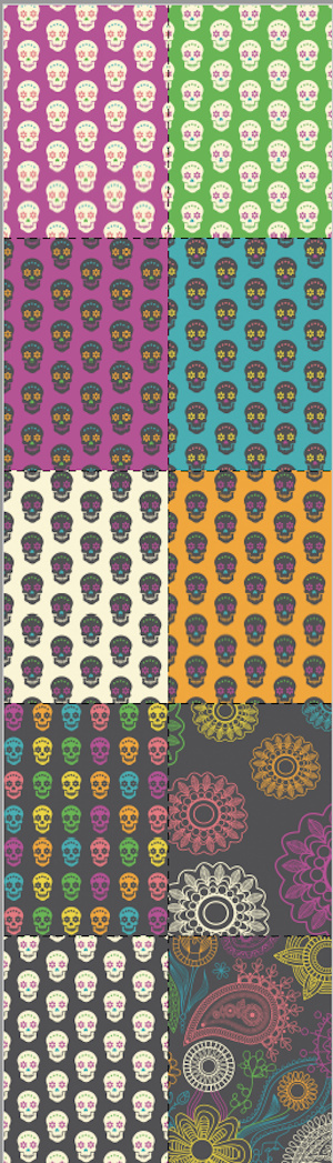 Day of the Dead Scrapbook Paper | Activity Village