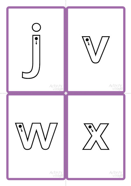 All Phase Three Letters - Flash Cards - Arrows | Activity Village