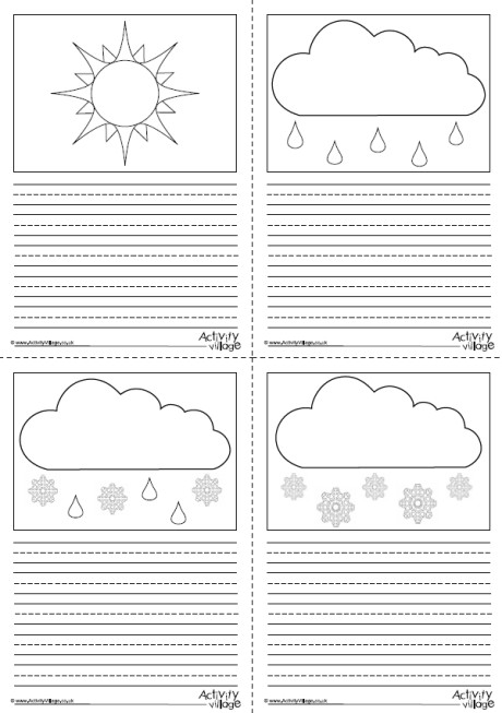 Weather Story Paper | Activity Village