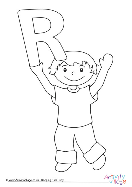 Letter R Colouring Pages | Activity Village