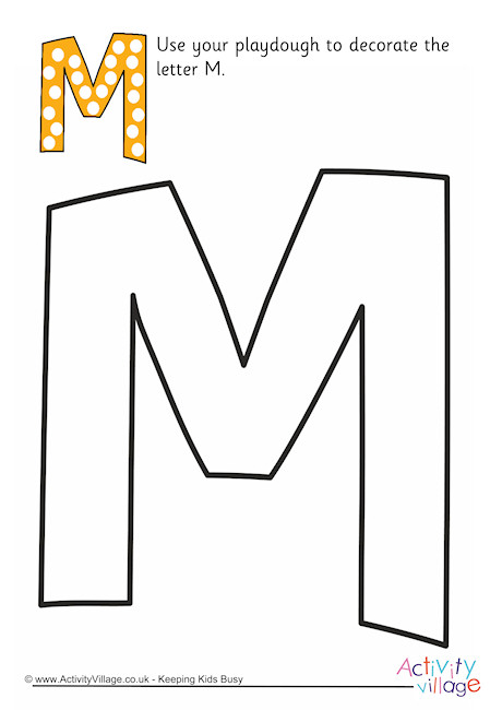 Letter M Printables | Activity Village