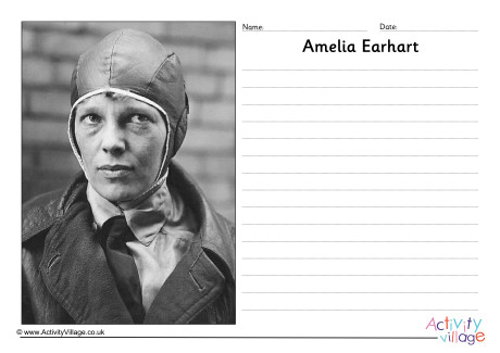 Amelia Earhart | Activity Village