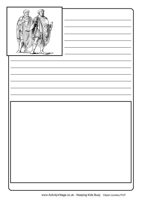 Ancient Greece Notebooking Paper