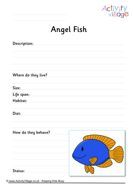 Animal Fact Finding Worksheets | Activity Village