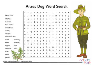 Anzac Day Activities for Kids