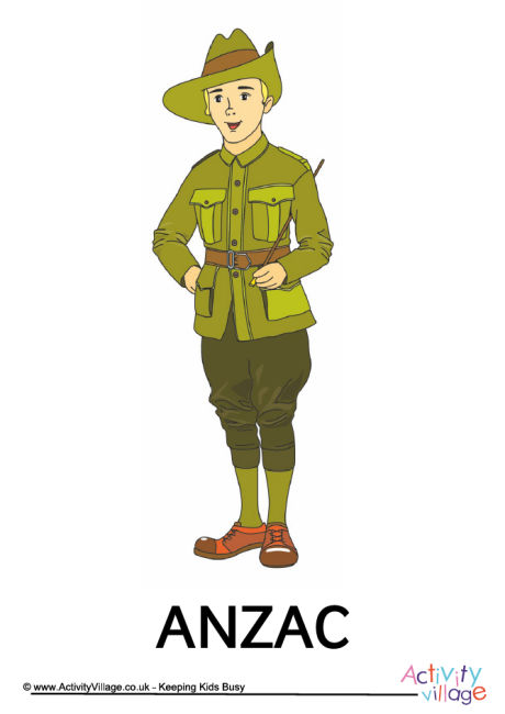 Anzac Day Printables | Activity Village