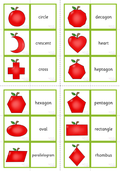 Shape Printables | Activity Village