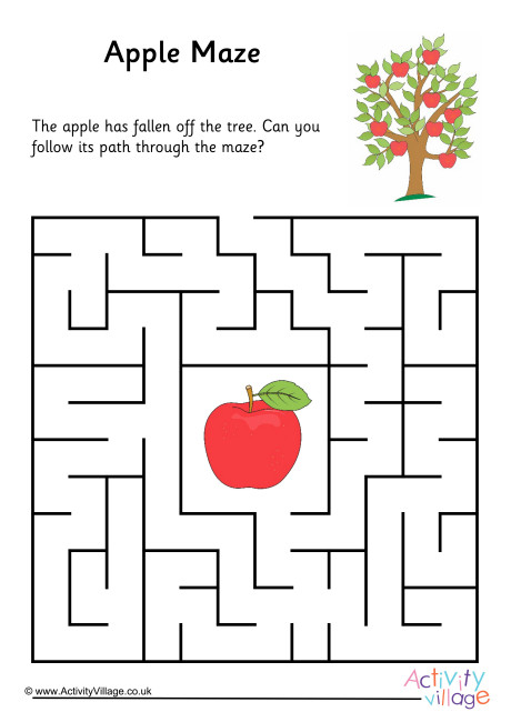 Autumn Maze Puzzles | Activity Village