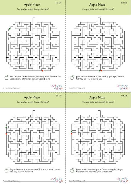 Printable Mazes for Kids