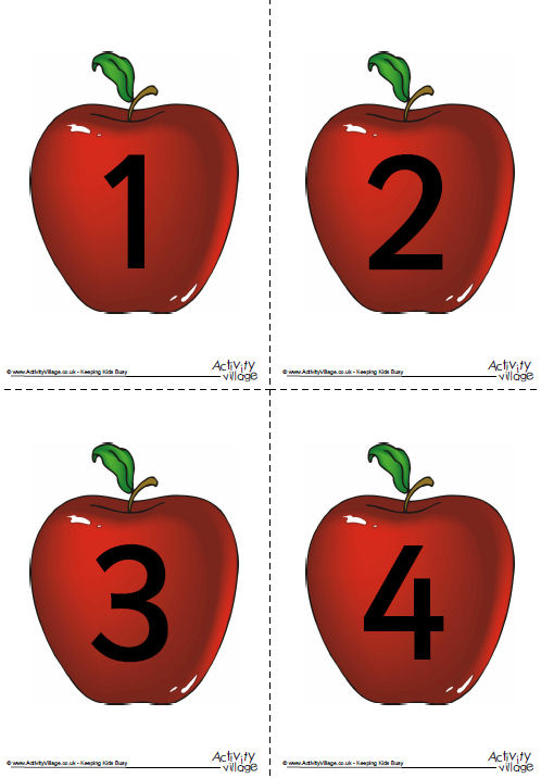 Printable Number Posters for Classroom and Home