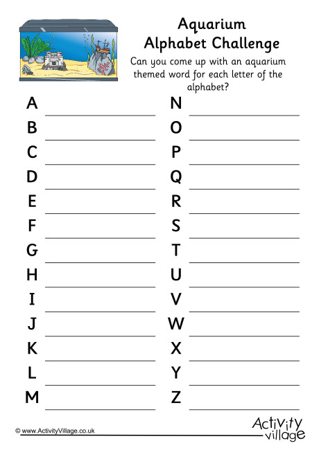 Alphabet Challenge Puzzles | Activity Village