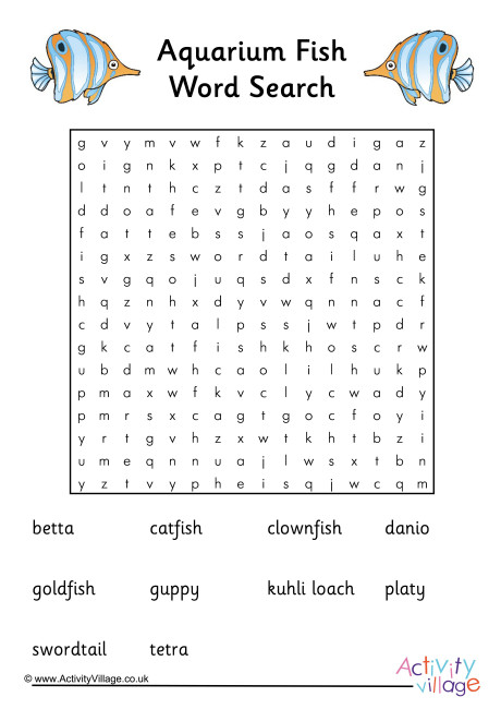 Word Searches for Kids