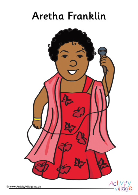 Aretha Franklin Poster | Activity Village