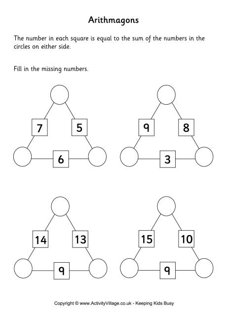Arithmagons | Activity Village