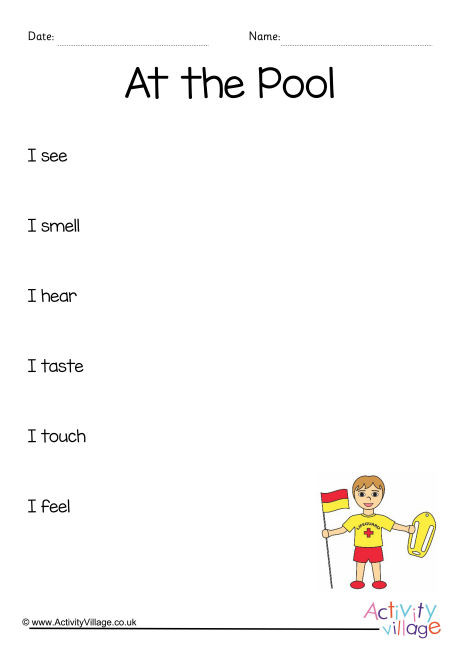 Swimming Printables | Activity Village