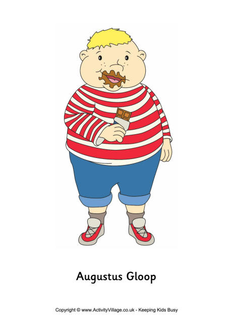Augustus Gloop Poster | Activity Village