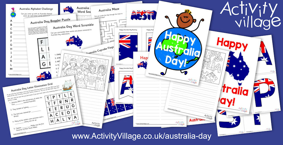 All Sorts of New Australia Day Resources! | Activity Village