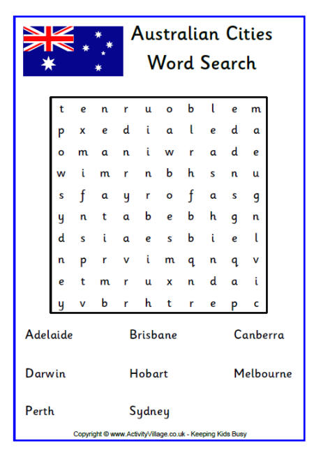 Word Searches for Kids