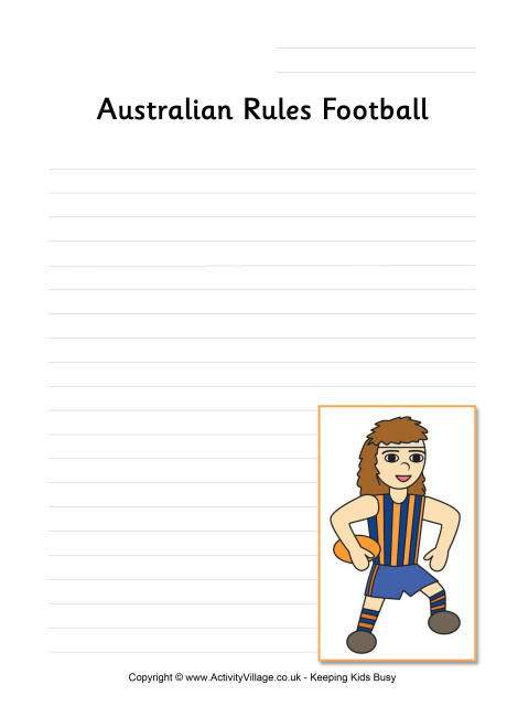 Aussie Rules | Activity Village