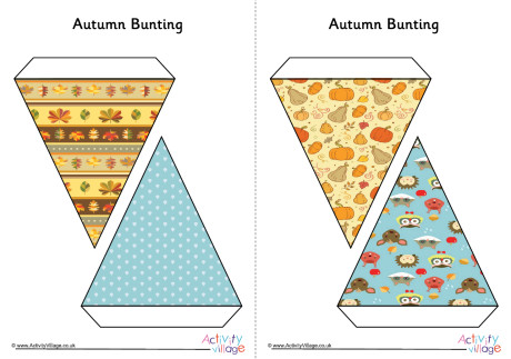 Bunting Printables | Activity Village