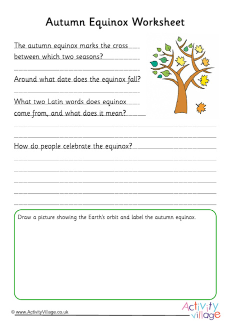 Autumn Equinox Activities & Printables for Kids | Explore the Season ...