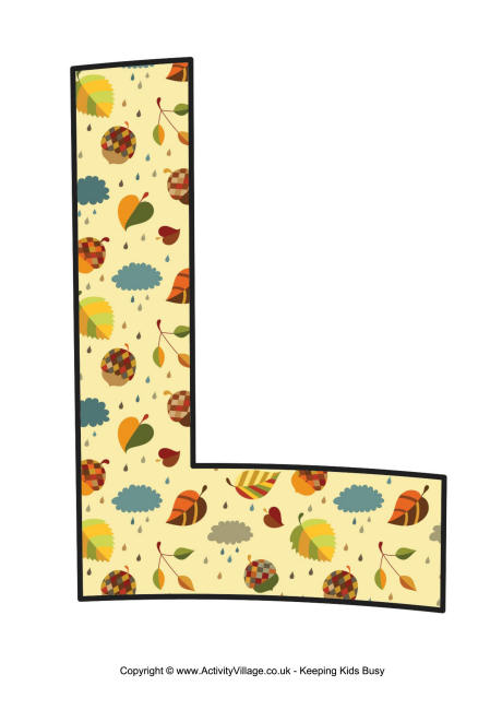 Autumn Letters | Activity Village