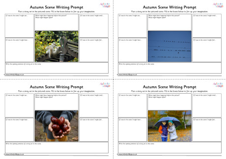 Autumn Writing Prompts | Activity Village