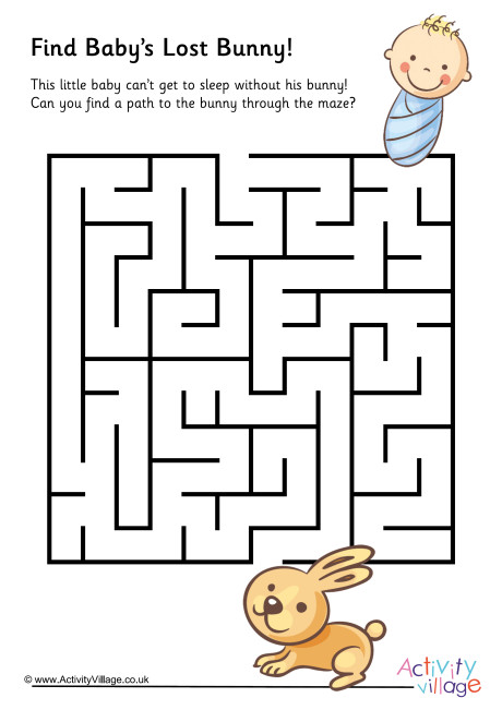 Printable Mazes for Kids