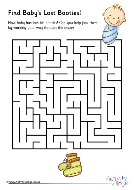 Printable Mazes for Kids