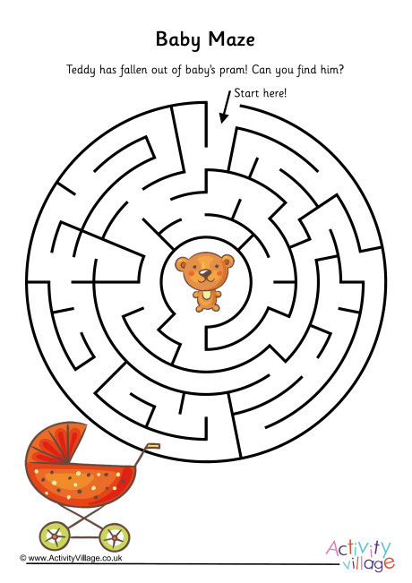 Printable Mazes for Kids