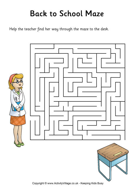 Printable Mazes for Kids