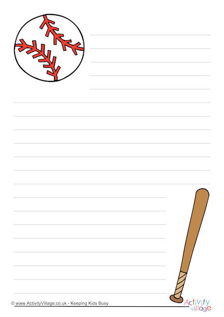 Baseball Printables | Activity Village
