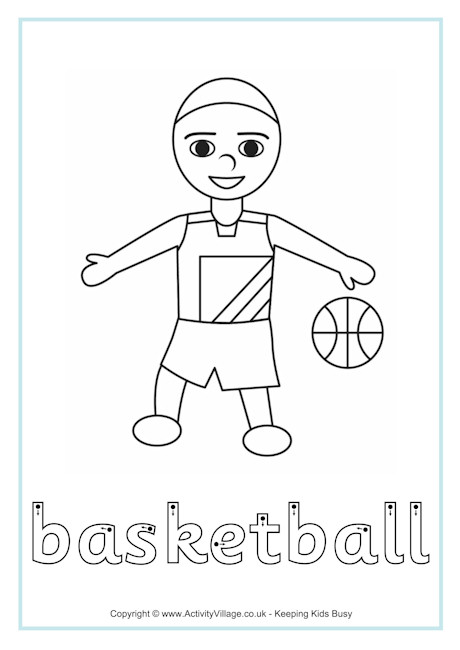 Basketball Finger Tracing | Activity Village