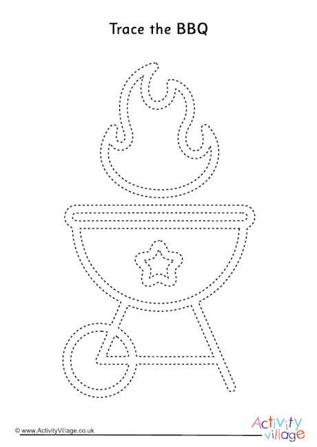 Food Topic Tracing Pages | Activity Village