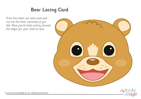 Printable Lacing Cards for Kids