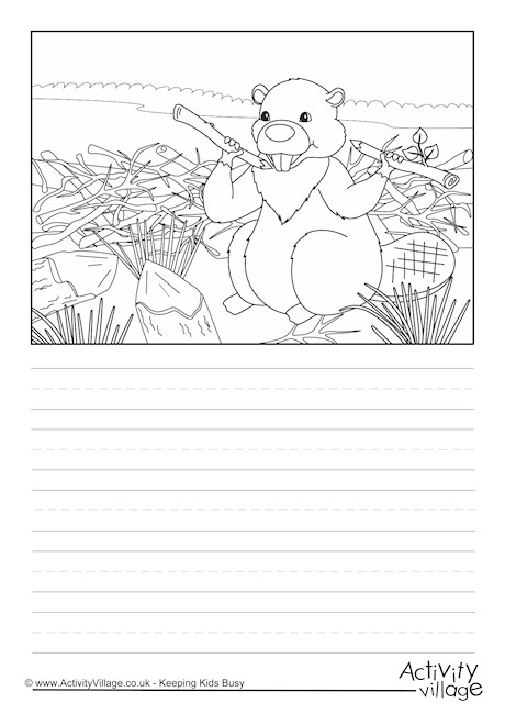 Beaver Worksheets | Activity Village